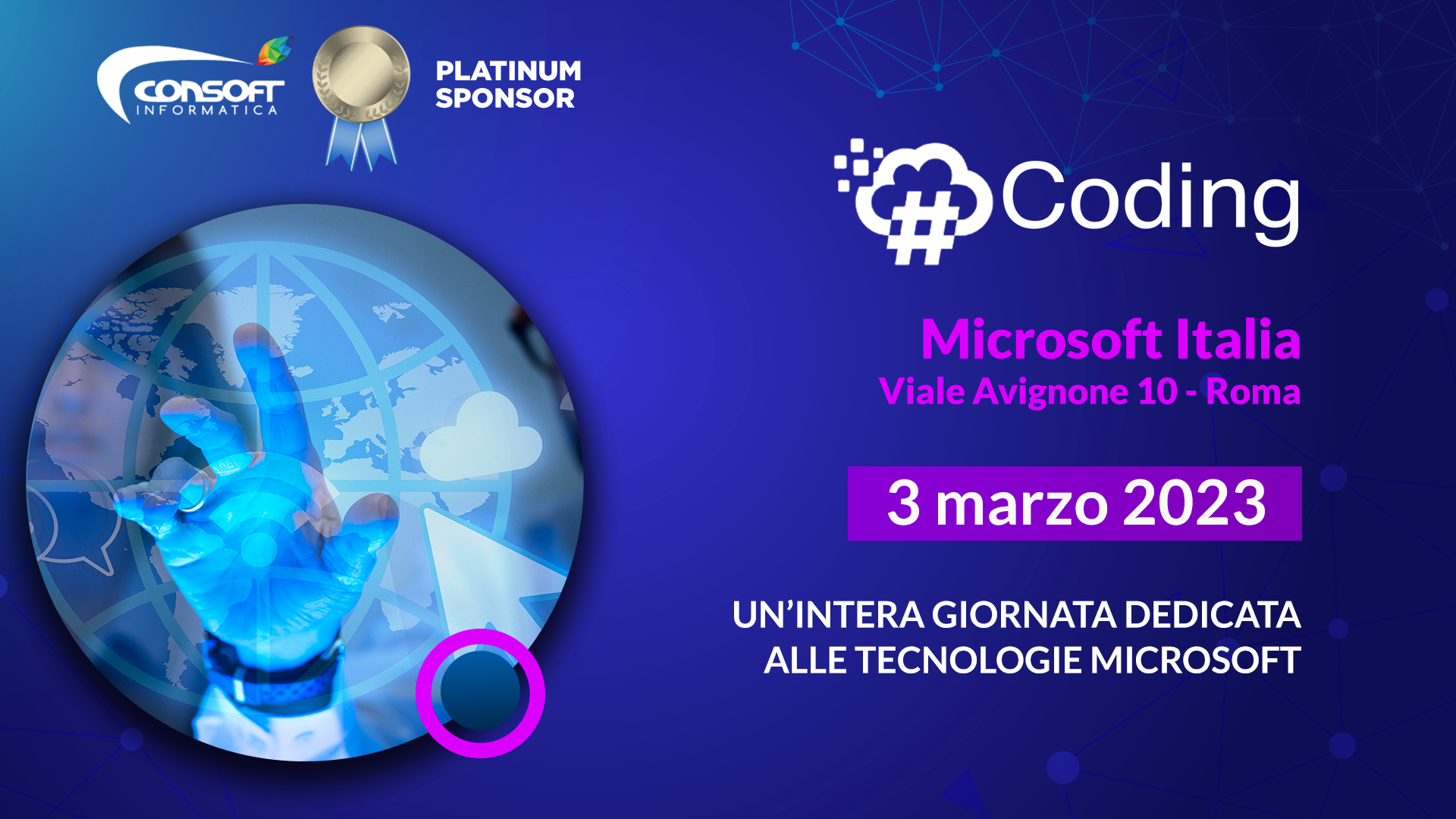 Evento #Coding 2023 - venerdì 3 marzo - Consoft Informatica